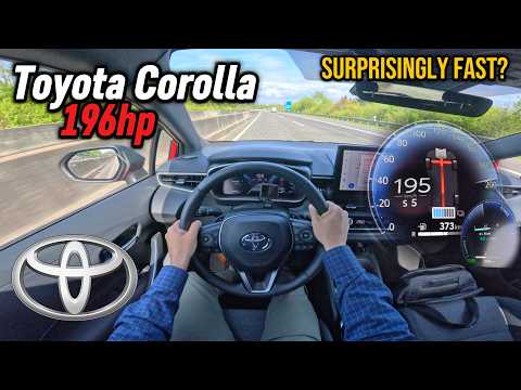 2026 Toyota Corolla Touring Sports (196 hp) | TOP SPEED on the German Autobahn POV