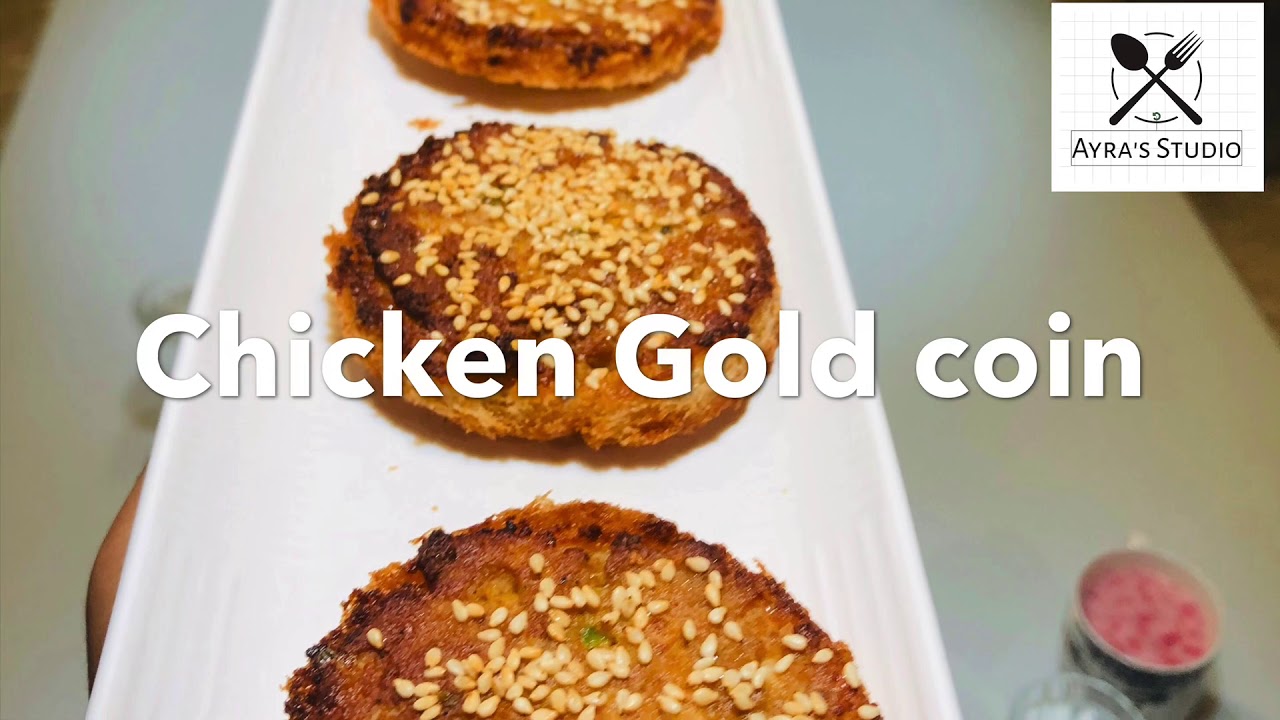 Chicken gold coin | bread snack | iftar snack | quick and easy snack ...