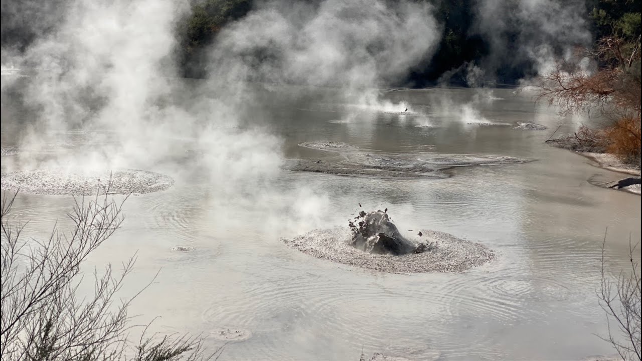 Boiling Mud Pool Rotorua🇳🇿LIVE from Aotearoa New Zealand - YouTube