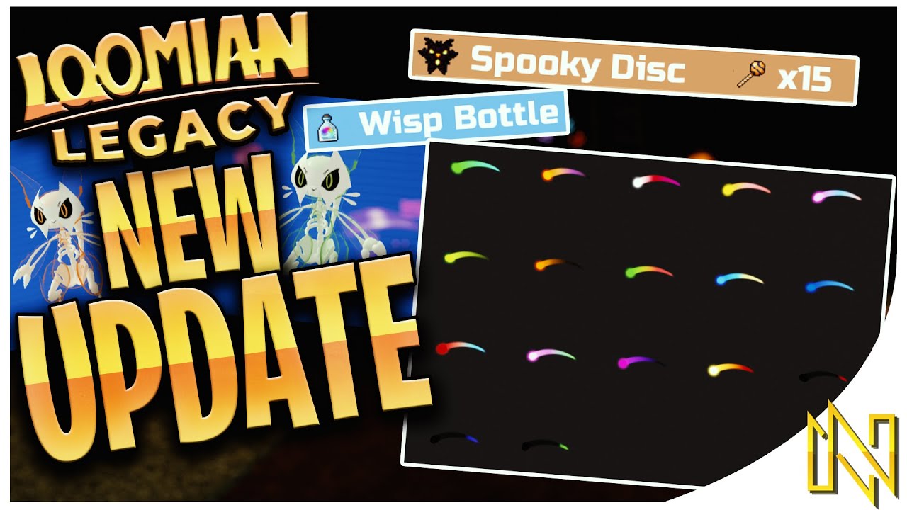 NEW UPDATE! Change the Wisp of Your Loomian, 17 New Wisps and more ...