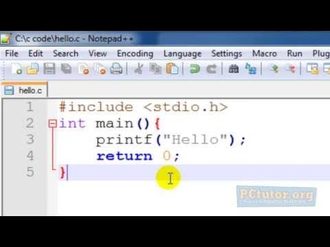 Create Your First C Program - Part 3, C Programming Tutorial - YouTube