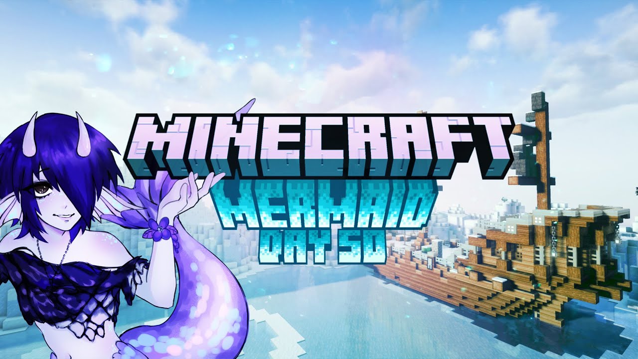 Secrets of the Ocean 🐚 Minecraft Mermaid Let's Play - 50 Days - YouTube