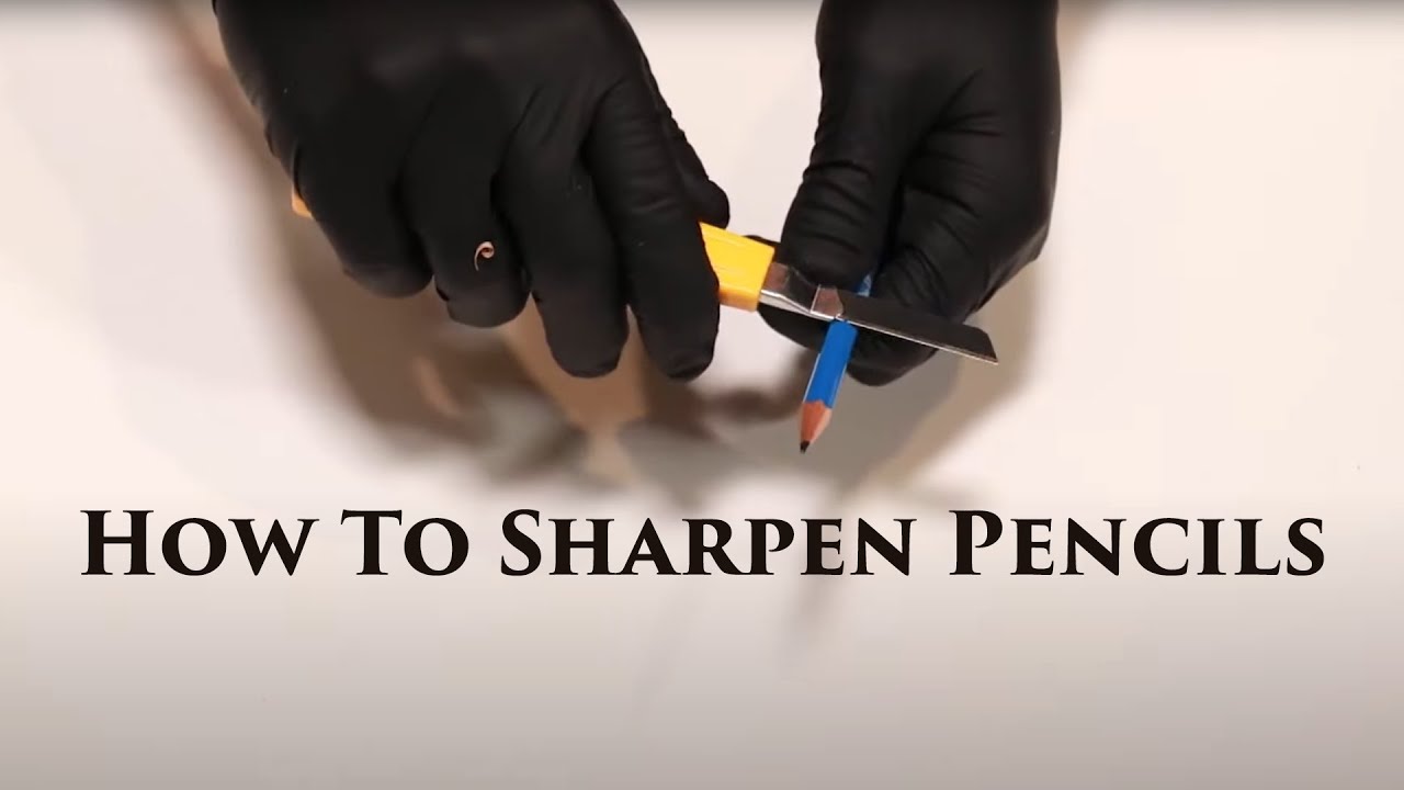 How To Sharpen Pencils With ARA Boston Instructor Eric Johnson - YouTube