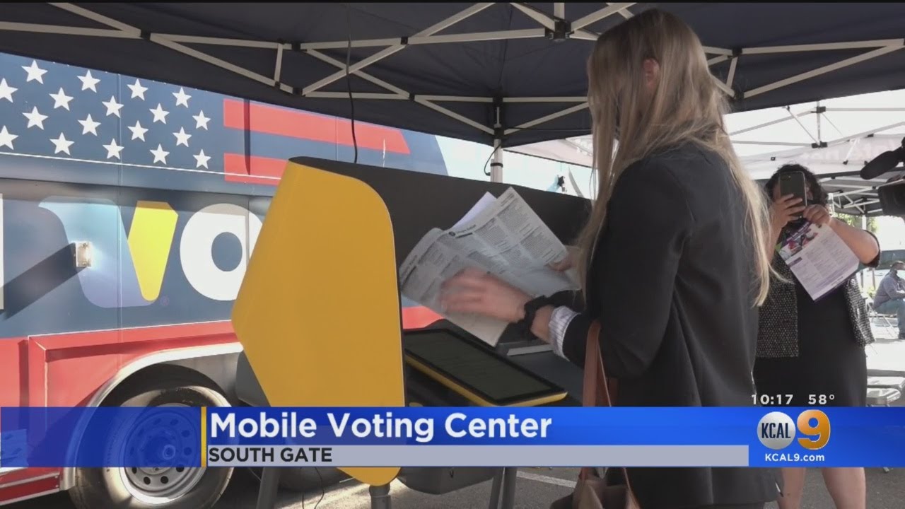 Mobile Vote Centers Bringing The Polls Directly To Voters - YouTube