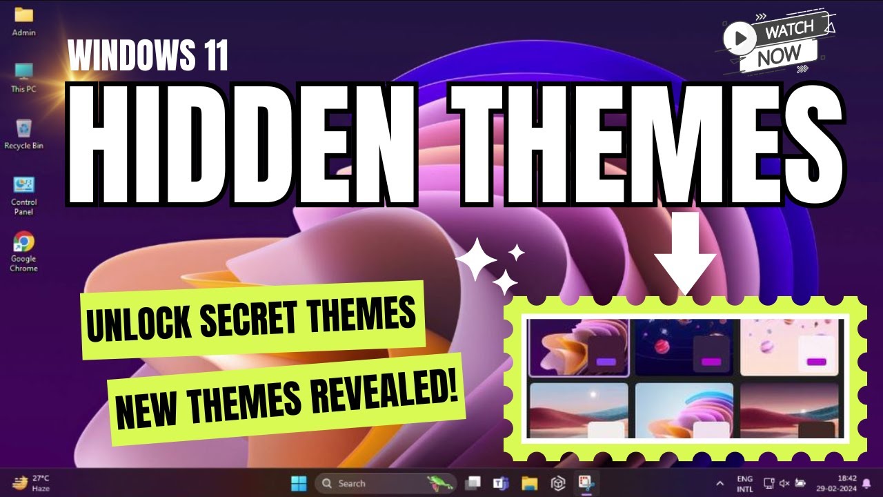 Unlock the Secret! How to Enable Hidden Themes on Windows 11 | New ...