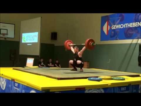 Simon Darville 2. Versuch Reissen 132kg - YouTube