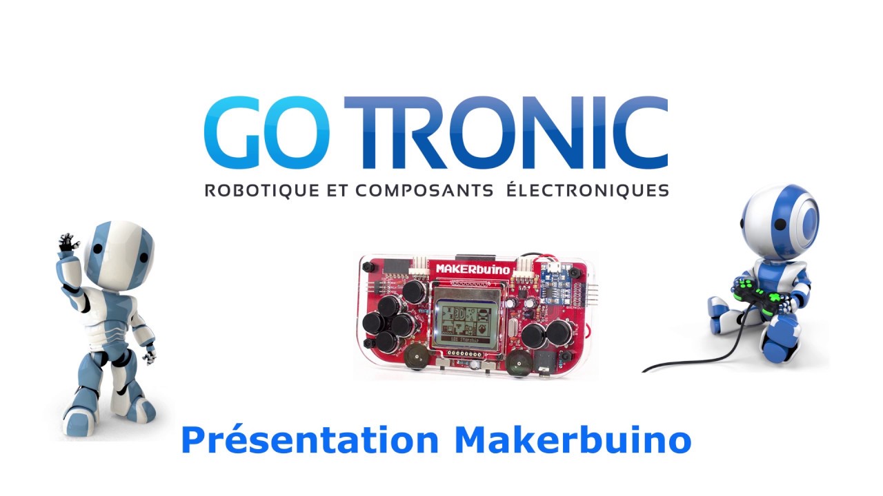 Présentation de la console en Kit MakerBuino - YouTube