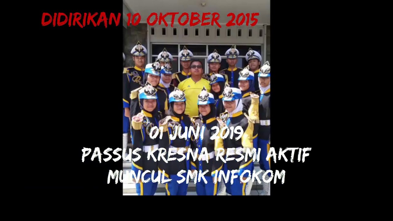 Ekstrakurikuler PASKIBRA SMK INFOKOM (PLS Virtual 2020-2021) - YouTube