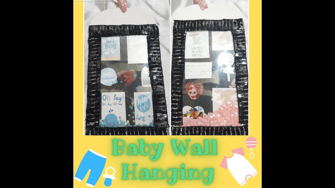 Baby Wall hanging - YouTube
