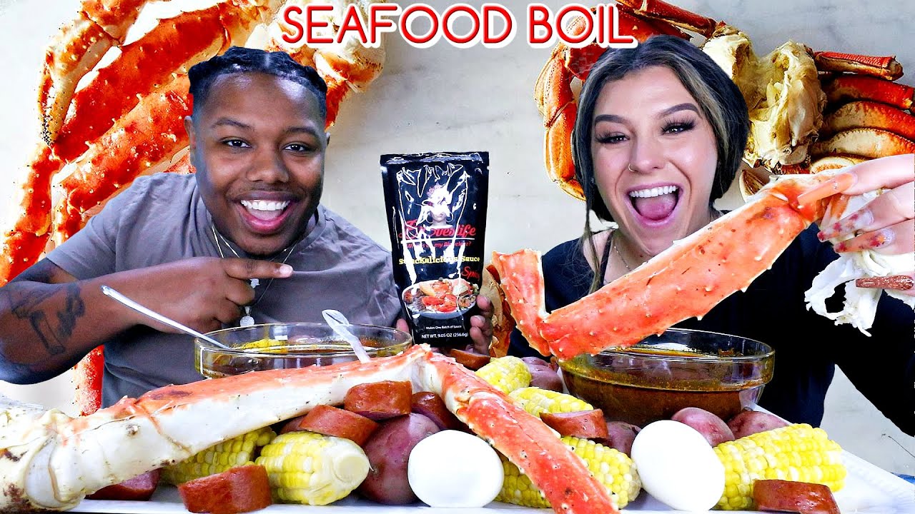 Seafood Boil With Sauce Made By BLOVESLIFE🦞🦀 - YouTube