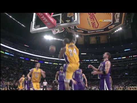 Kobe Bryant two monster dunks vs Kings (HD quality) - YouTube