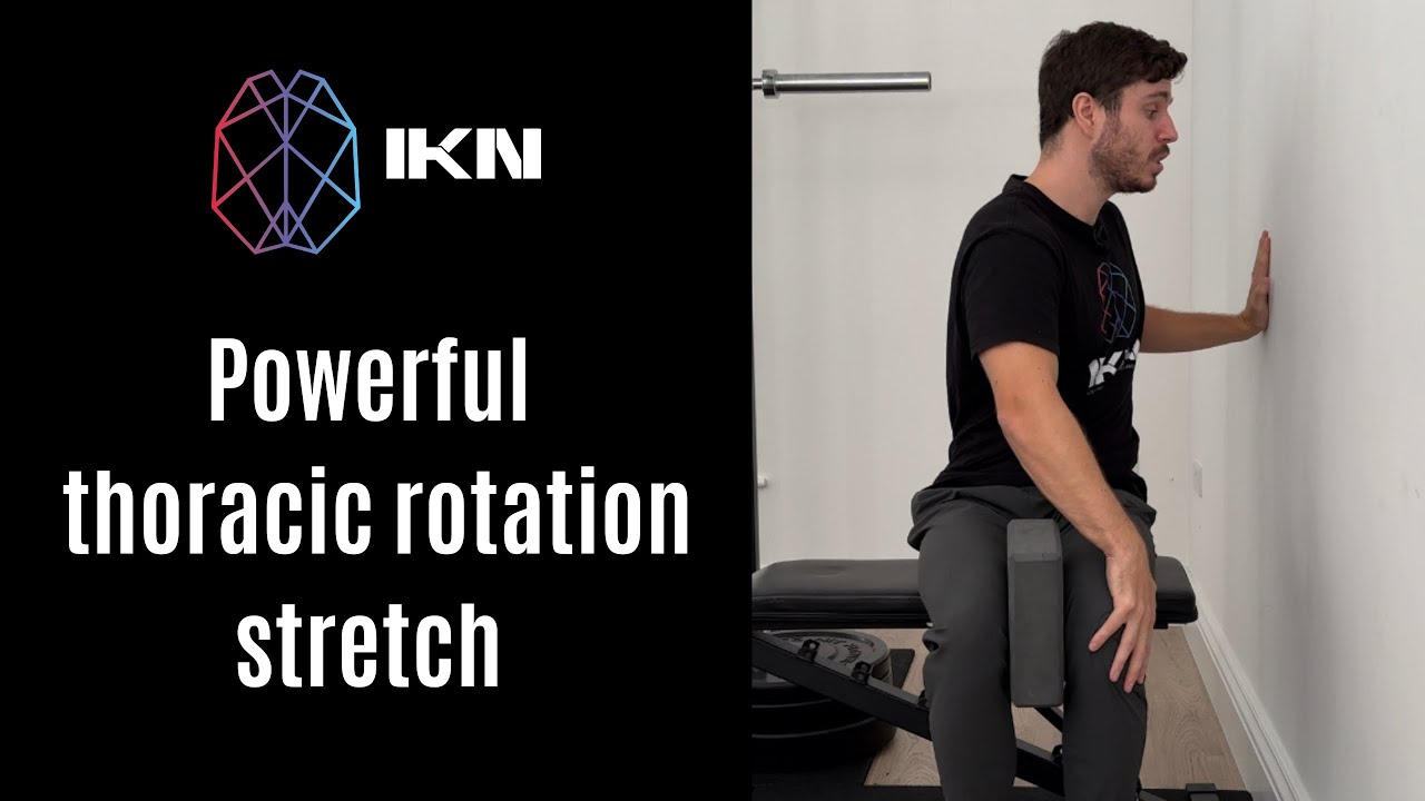 Powerful Thoracic Rotation Stretch - YouTube