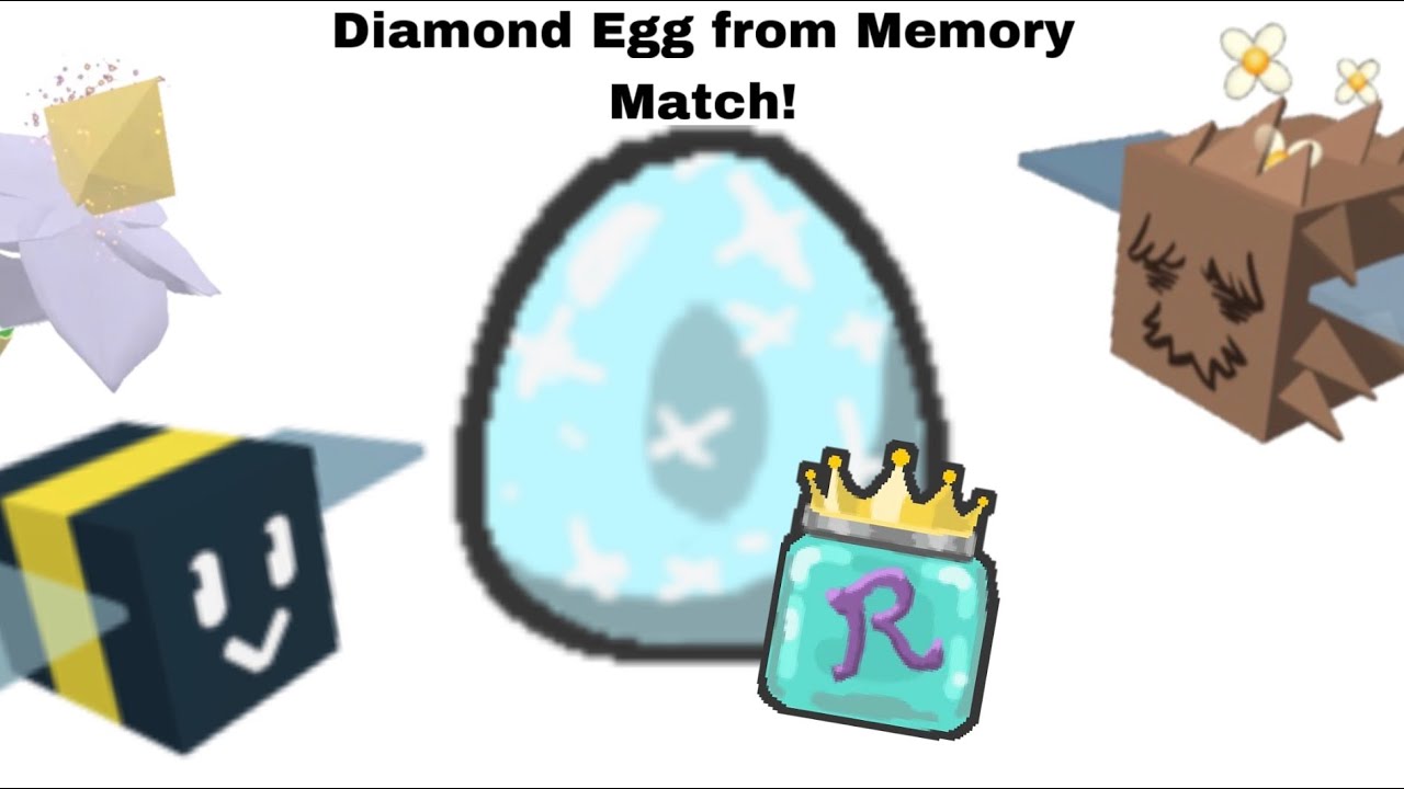 DIAMOND EGG FROM THE EXTREME MEMORY MATCH! | Bee Swarm Simulator - YouTube