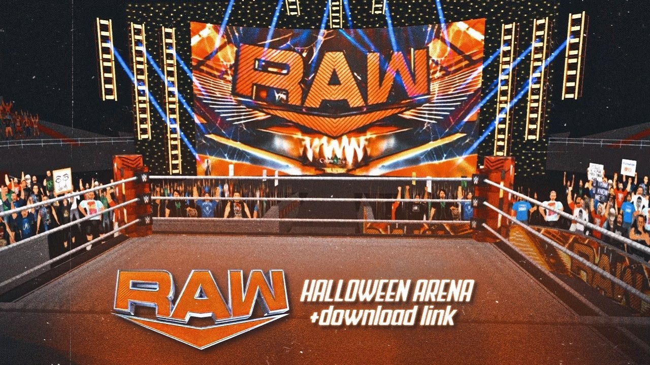 WWE RAW HALLOWEEN 2023 ANIMATED ARENA FOR WR3D MODS | WITH DOWNLOAD ...
