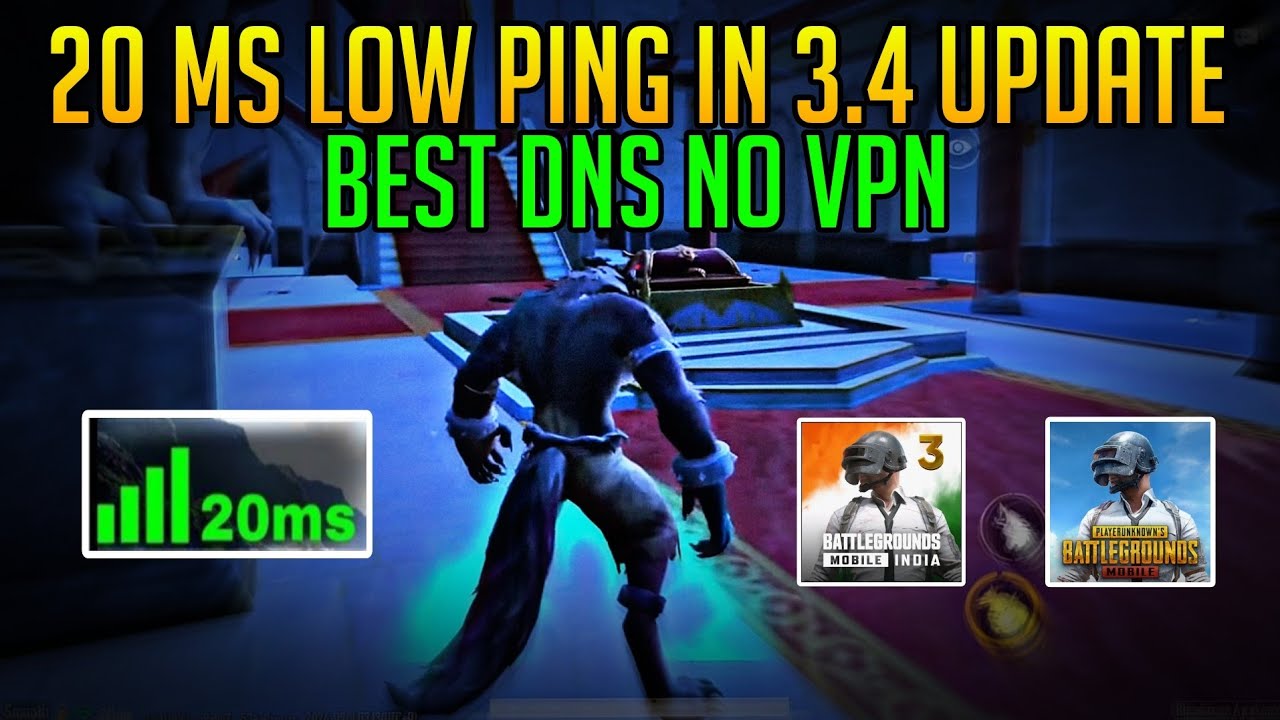 Best Gaming Dns😍 20 MS contant ping in BGMI & PUBG | PUBG ping fix ...