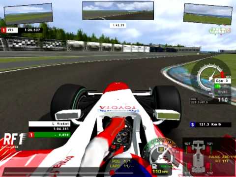 rFactor: Russian Ring OnBoard (F1 RL + Raceon 2010 physic v1.2)