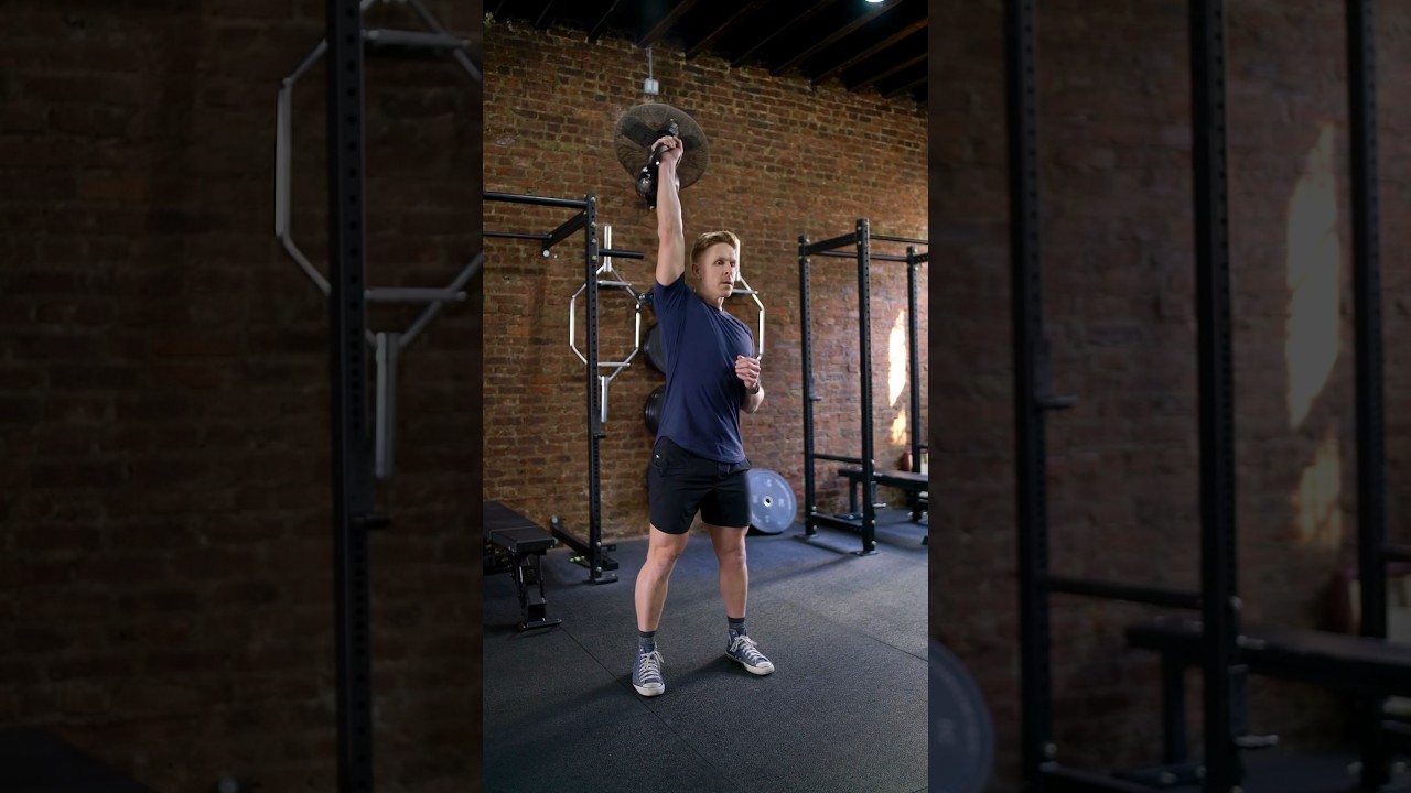Kettlebell Clean and Press - YouTube