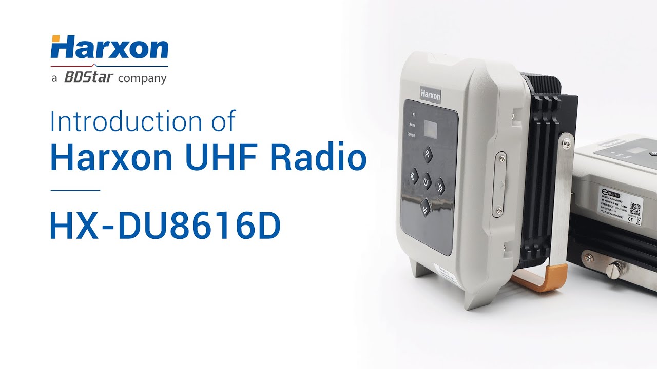 Introduction of Harxon UHF Radio HX DU8616D - YouTube