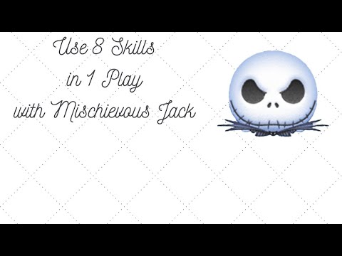Disney Tsum Tsum - Princess Memories - Use 8 Skills in 1 Play - Mischievous Jack
