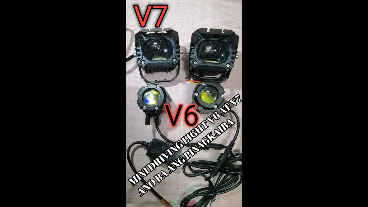 Mini Driving light Version 6 at version 7 ano nga ba ang pinagkaiba # ...