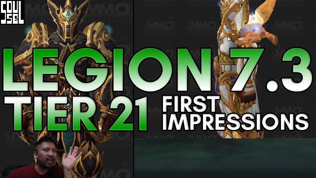Tier 21 armor sets in Legion 7.3 PTR. First looks, impressions ...