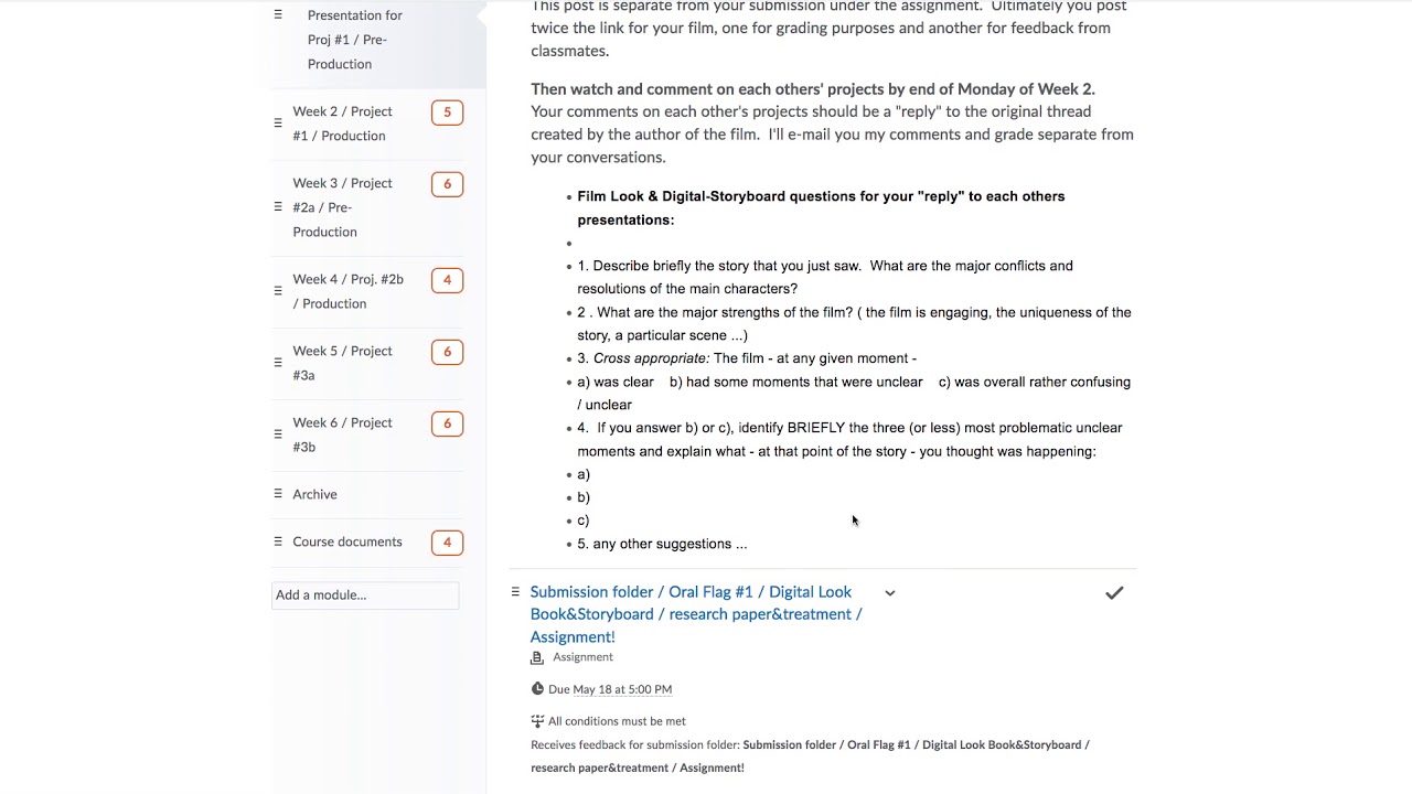 G Proj#1 Pre Prod - YouTube