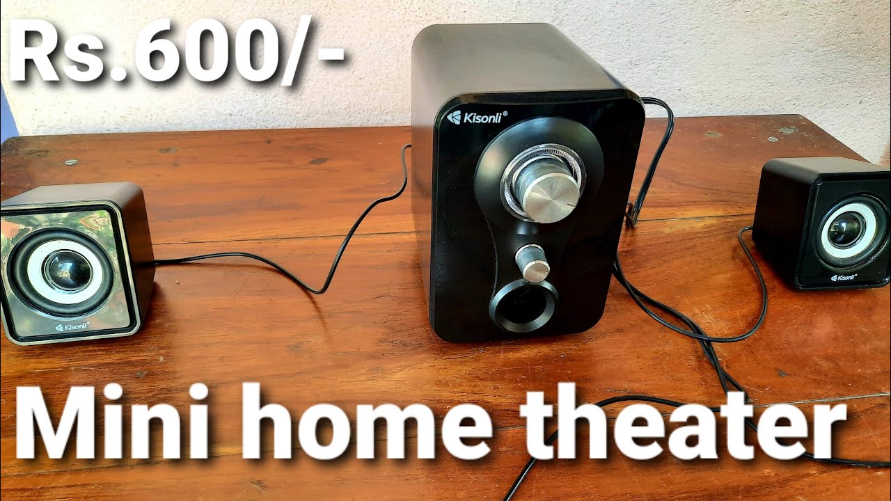 Mini home theater little unboxing &huge review// only ₹600 rupees//USB ...