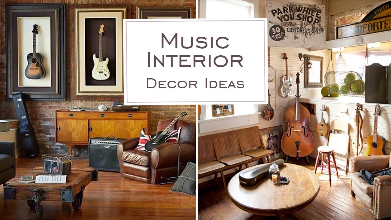 Music Interior. Room design for those who love music. Ideas for ...