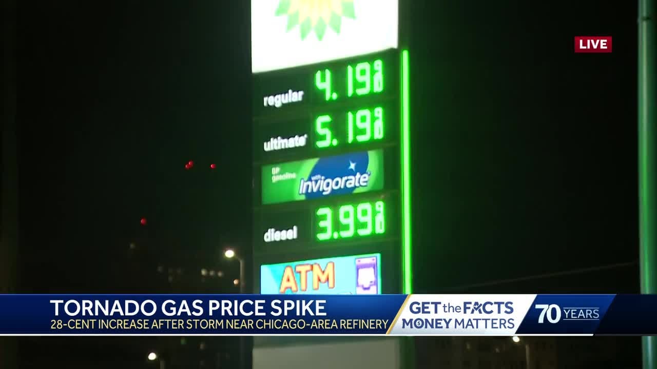 Tornado gas price spike - YouTube