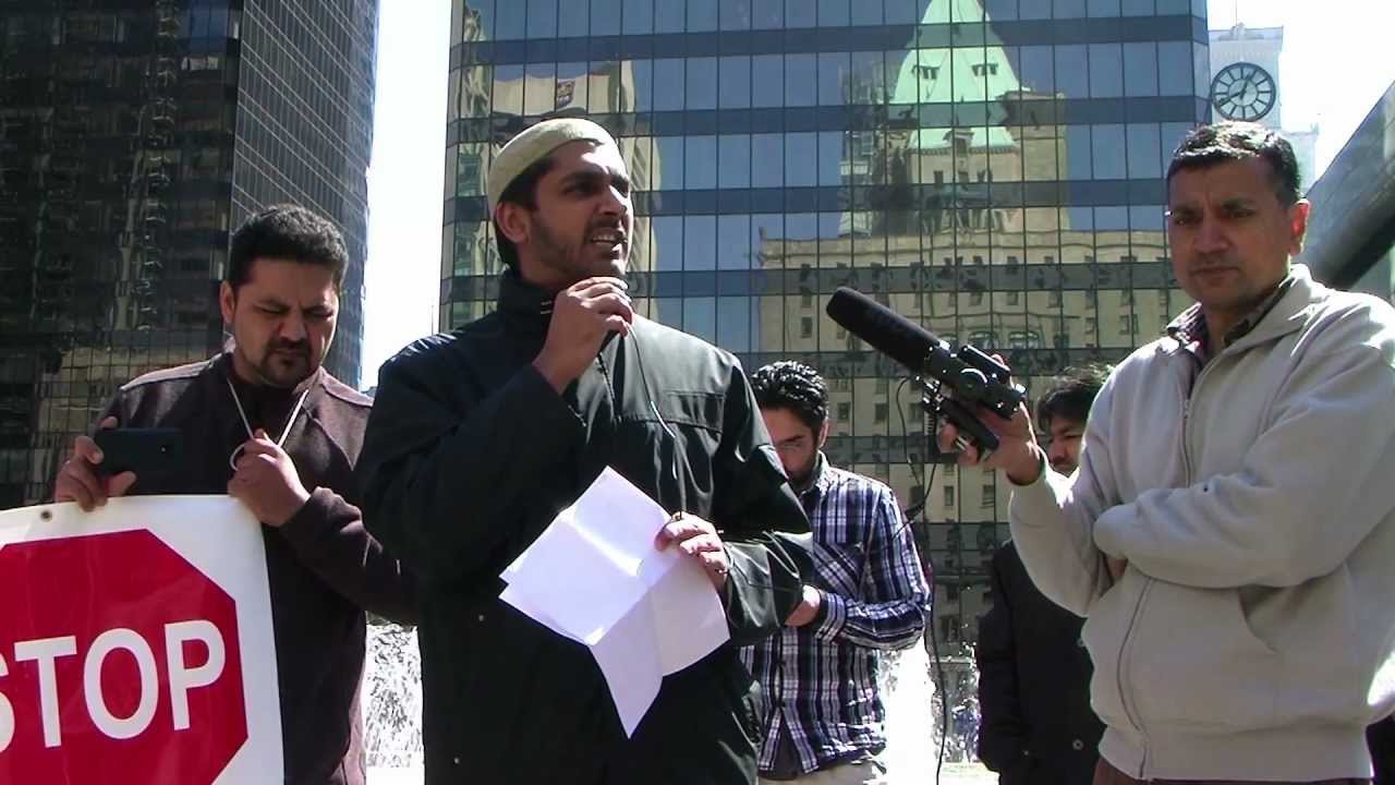 Vancouver Protest Rally against the killings of Shia in Pakistan, "We R ...