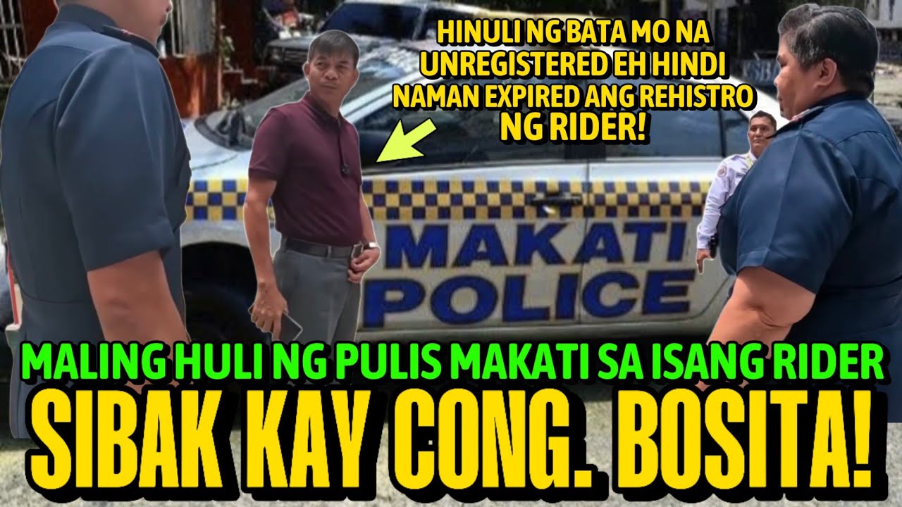 SABLAY na HuLi ng PULIS MakaTi sa isang RIDER, NASAMPULAN ni Cong ...