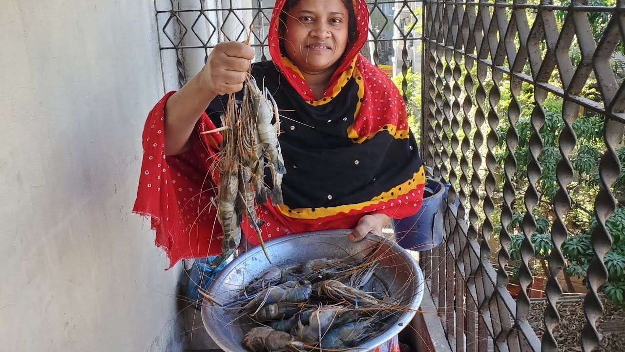 বড় গলদা চিংড়ি সিম দিয়ে ভুনা🤤|| big size porn fish curry - YouTube