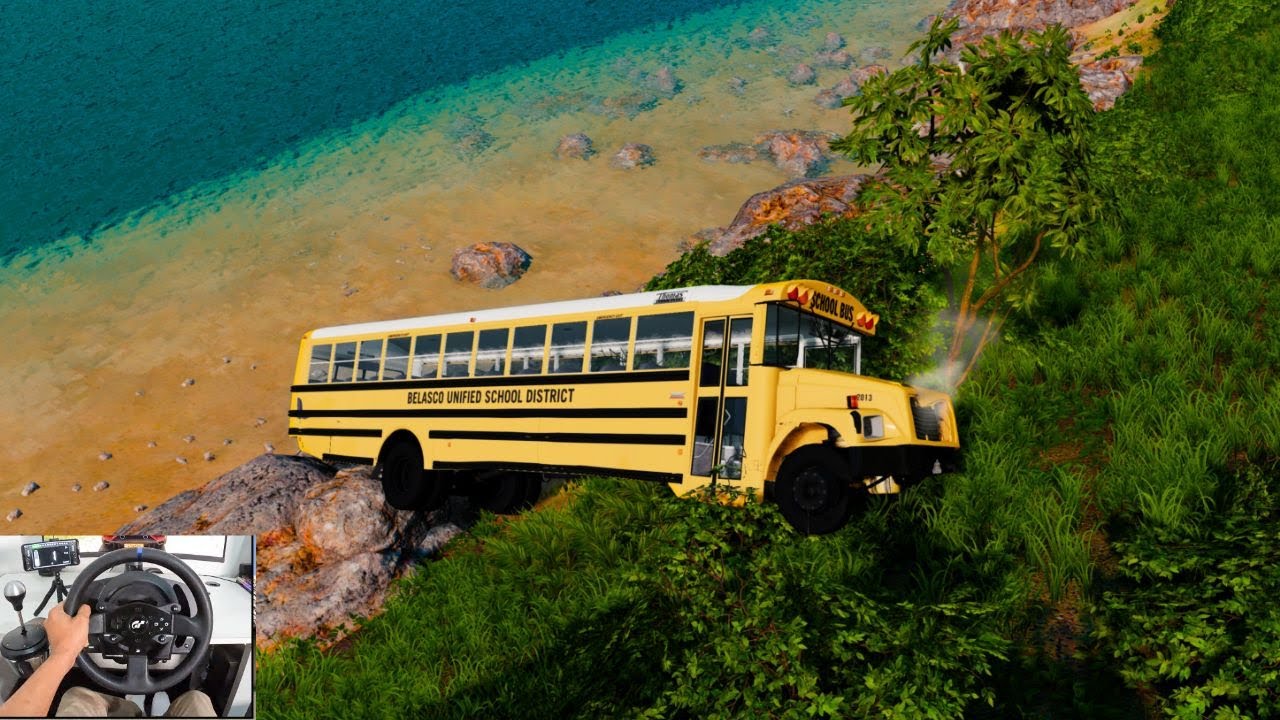 BeamNG Drive - Freightliner FS-65 School off road BeamNG Drive Gameplay ...