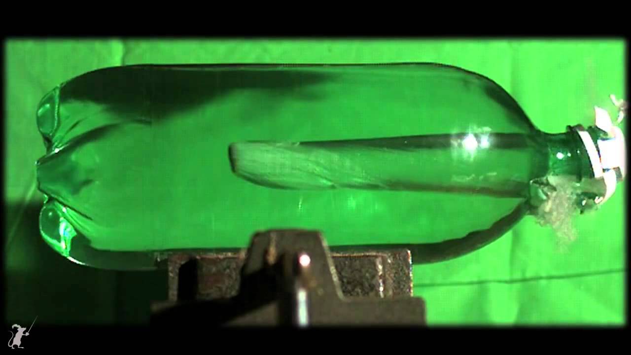 High speed video of a bullet going through water Smarter Every Day ...