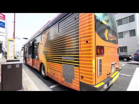 大阪シティバスいまざとライナーBRT1系統神路公園行き地下鉄今里北にて - YouTube