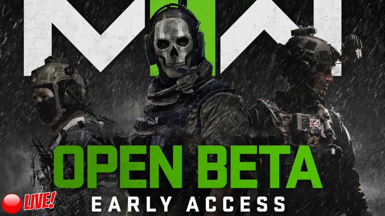 🔴[VOD] MW2 OPEN BETA | 3rd Person Mode & More! | MERCH DROPPING AT 500 ...
