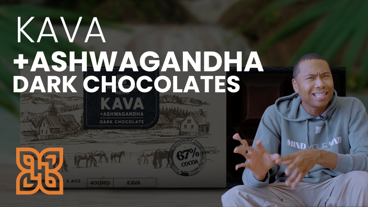 Kava + Ashwagandha Dark Chocolate Bar | Hometown Hero - YouTube