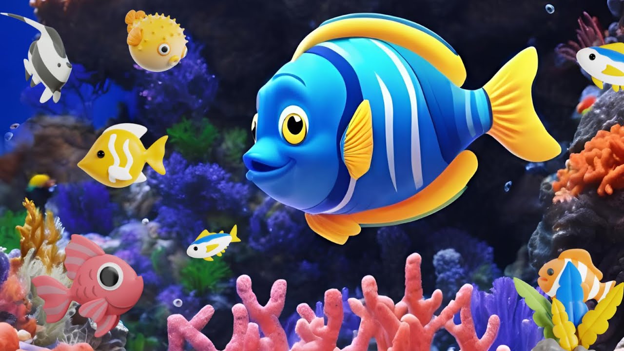 Bedtime Lullaby | Soothing Fish Lullaby for Babies to Go to Sleep | 4K ...