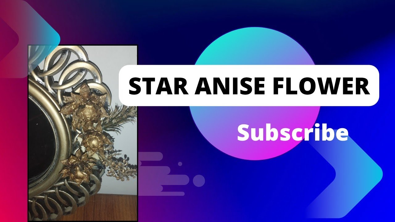 Diy|How to make Star Anise flower step by step tutorial|Badiyan say ...