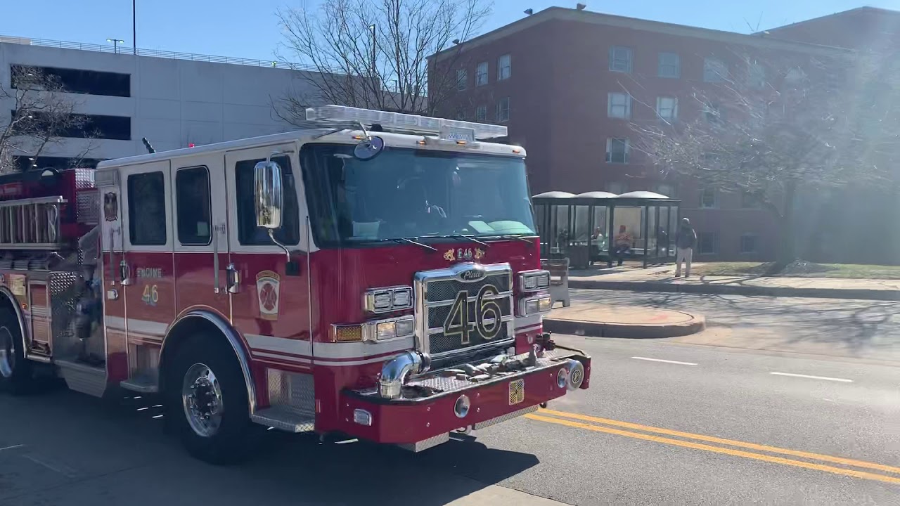 BCFD Engine 46 Returning - YouTube