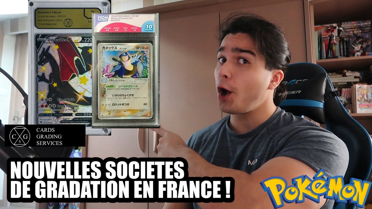 NOUVELLE SOCIETE DE GRADATION POKEMON EN FRANCE ? PCA MTG CGS - YouTube
