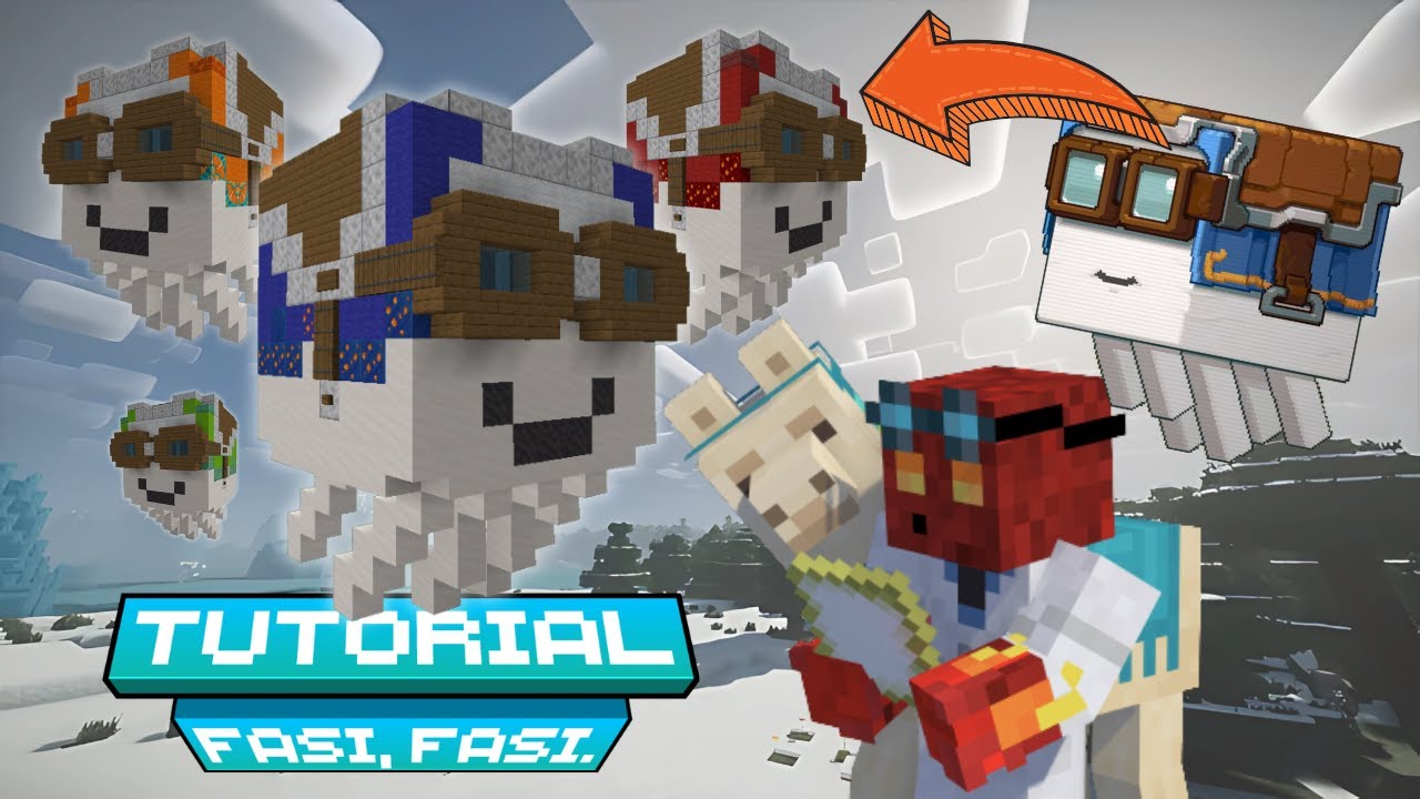¡Construye el NUEVO Happy Ghast en Minecraft! 🥳 | Tutorial para Decorar ...