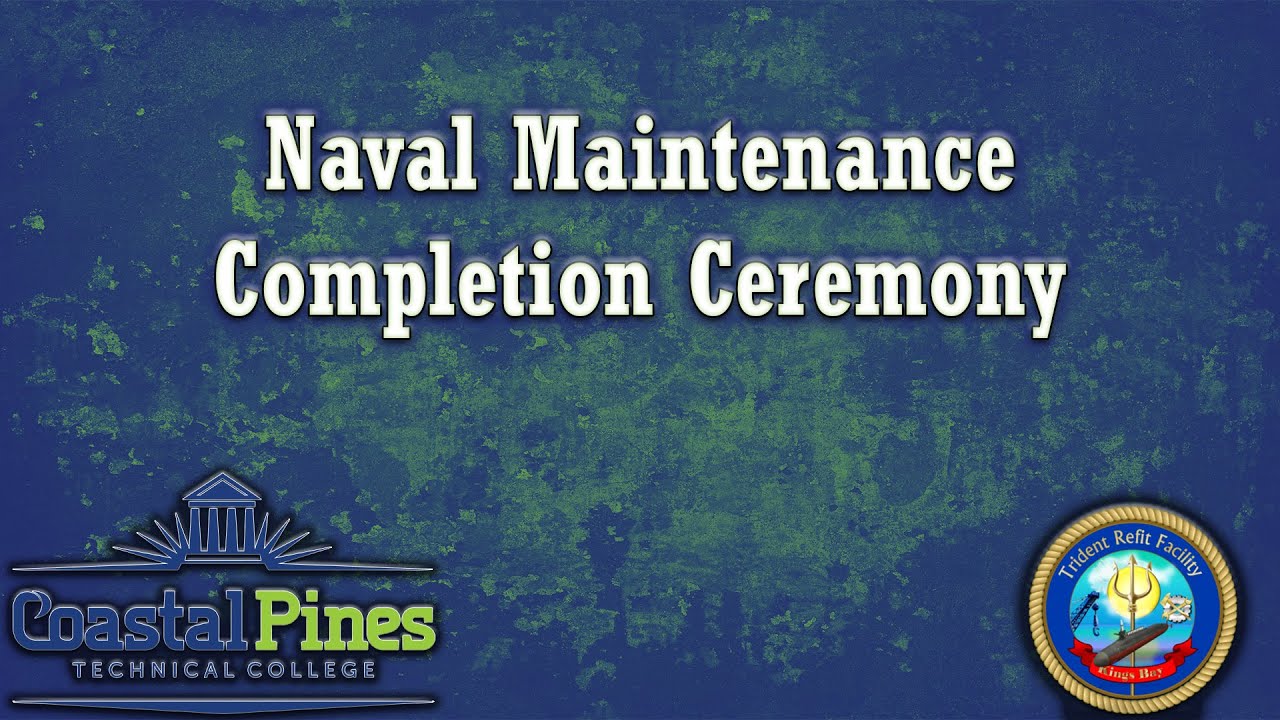 Naval Maintenance Completion Ceremony - June 29th - YouTube
