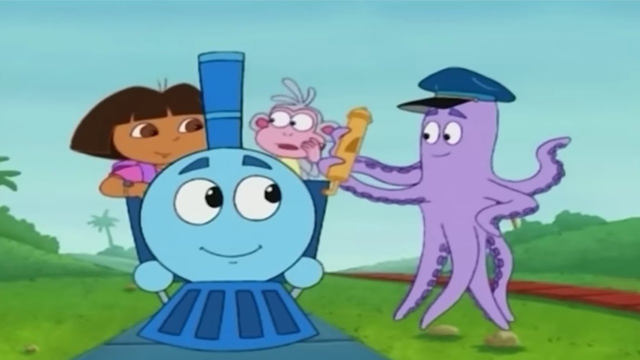 Dora buji drawing book | Dora buji Cartoon friends | Dora buji in train ...