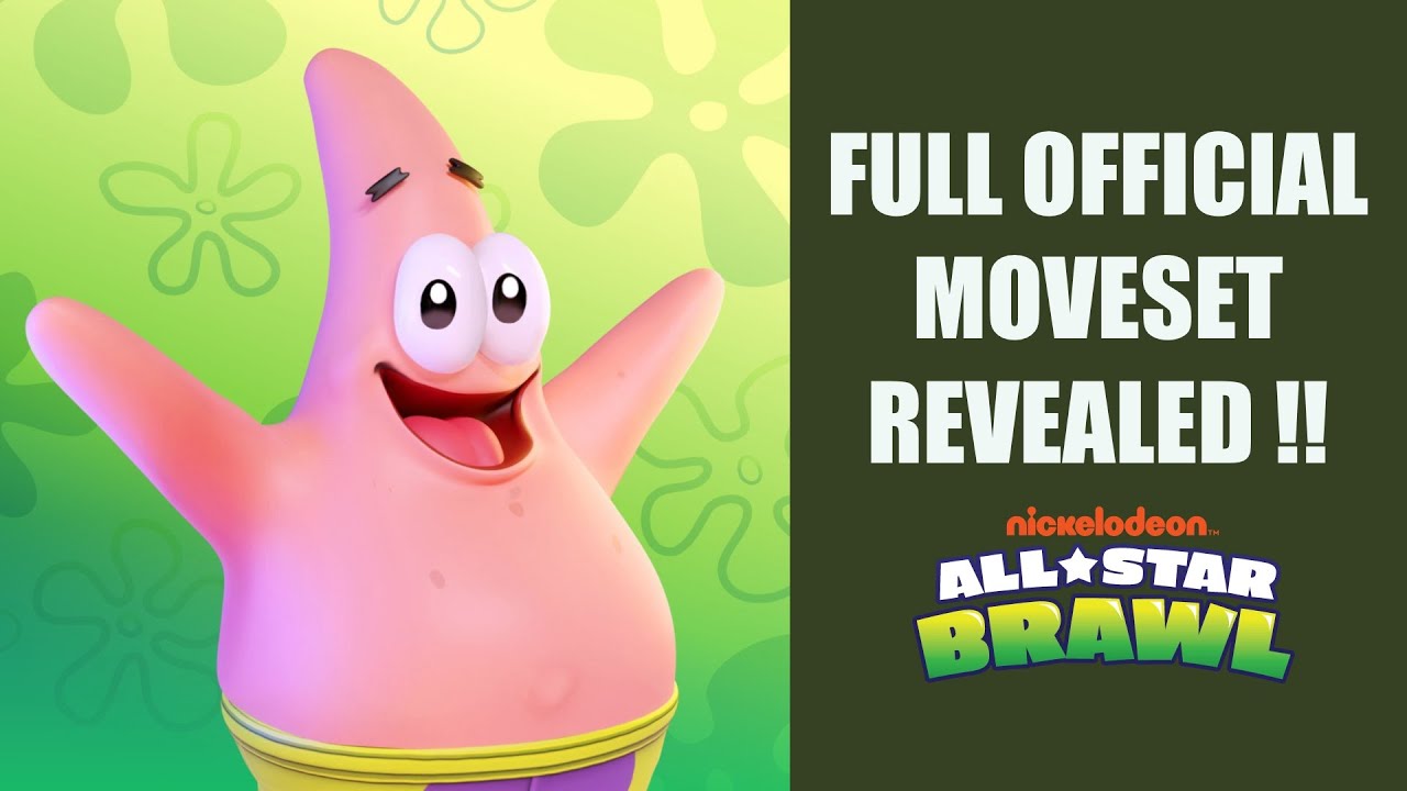 Patrick Star’s Full Official Moveset Revealed For Nickelodeon All Star ...