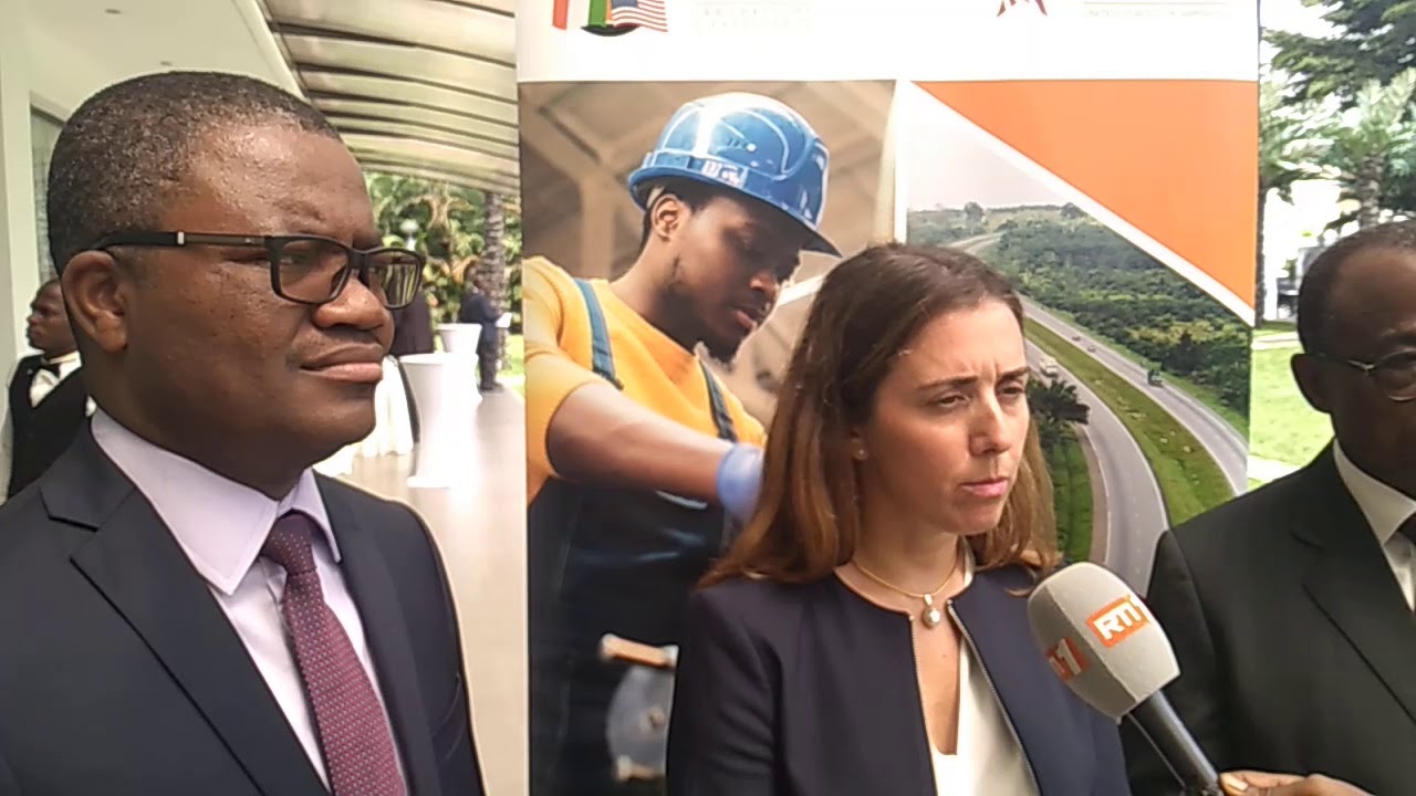 DG INHP Pr Benoît Bi Vroh Joseph, Florence Rajan DG MCA-CI et Dr Hugues ...