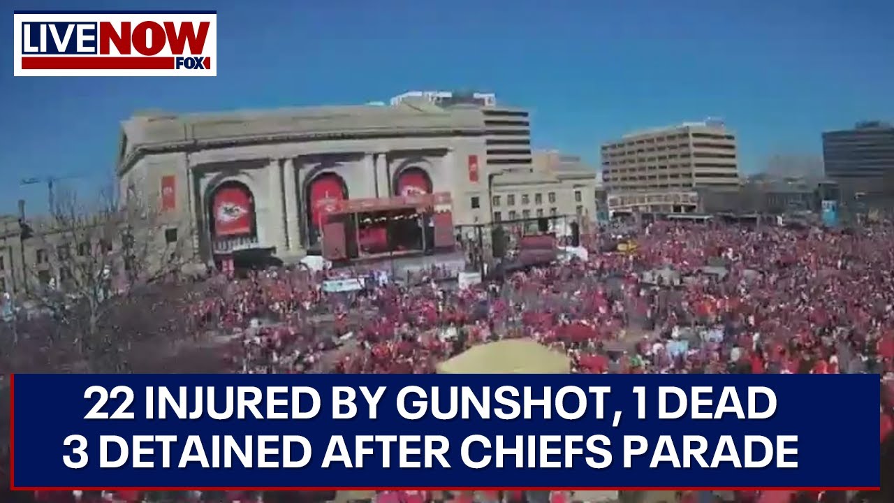 Kansas City Chiefs parade shooting: 3 suspects detained, 22 people ...