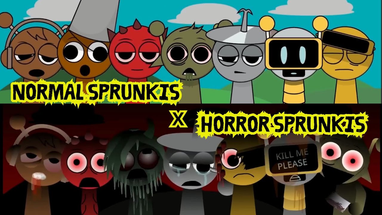 Incredibox Sprunki - Normal Sprunkis X Horror Sprunkis - YouTube