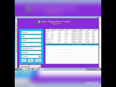 javafx bank management system - YouTube