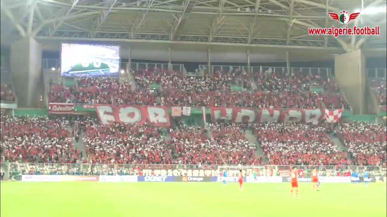 CRB - SUNDOWNS : Le TIFO Des supporters du Chabab - YouTube